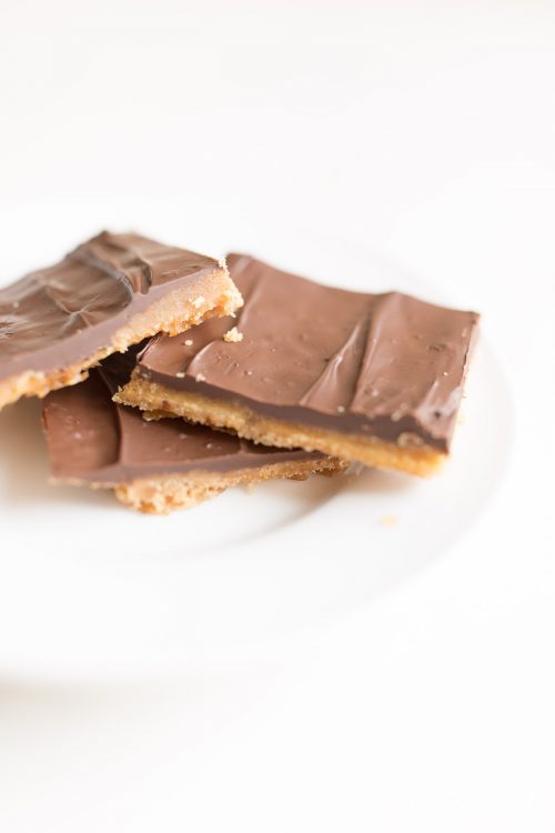 Christmas Crack Saltine Toffee Recipe | Julie Blanner