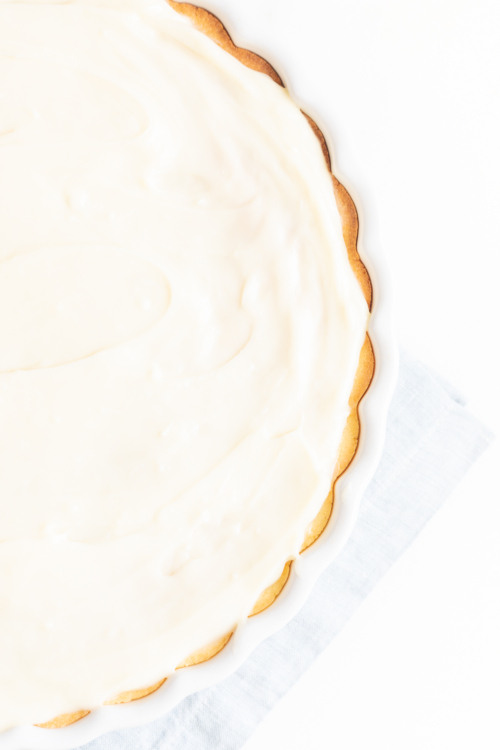 3 Ingredient Creamy Fruit Pizza Icing | Julie Blanner