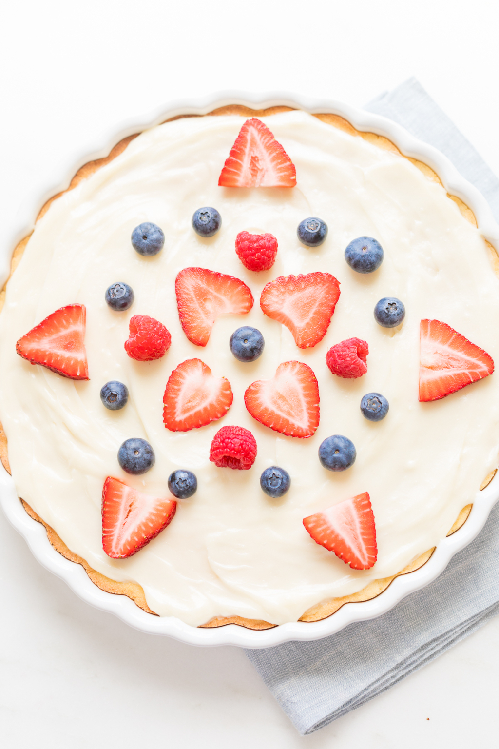 3 Ingredient Creamy Fruit Pizza Icing | Julie Blanner