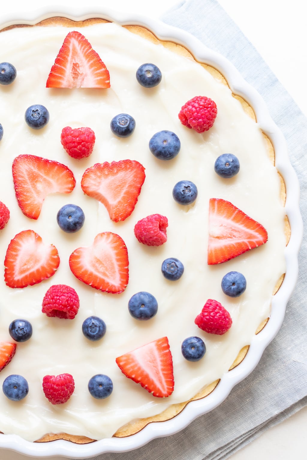 3 Ingredient Creamy Fruit Pizza Icing | Julie Blanner