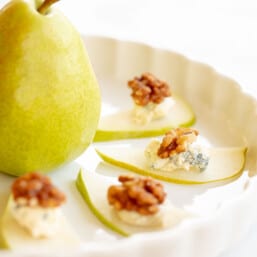 Easy Pear Appetizer A Healthy Holiday Appetizer | Julie Blanner