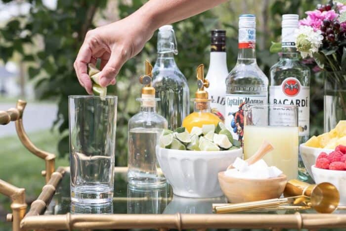 Serve up an EASY Mojito Bar for Parties | Julie Blanner