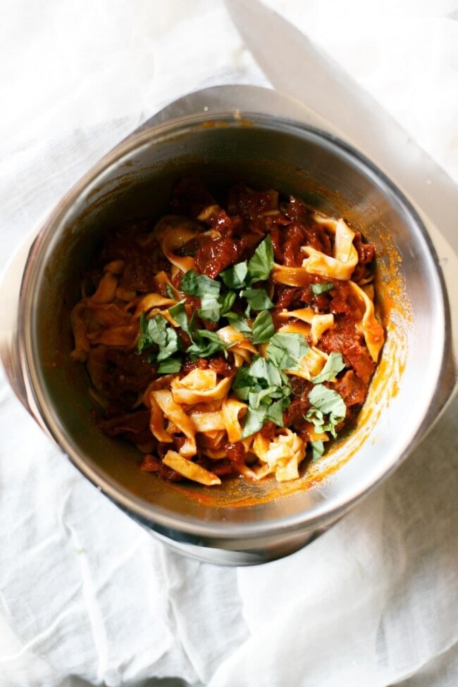 Simple Sun Dried Tomato Pasta Sauce | Julie Blanner