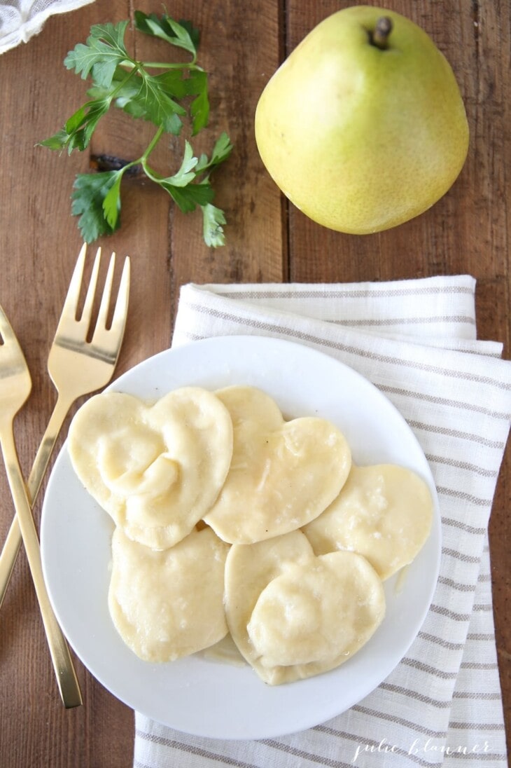 Valentine's Day Dinner - Easy Heart Shaped Ravioli
