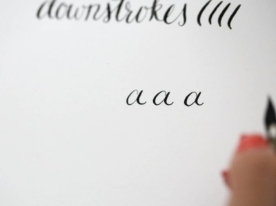 Learn the Calligraphy Alphabet