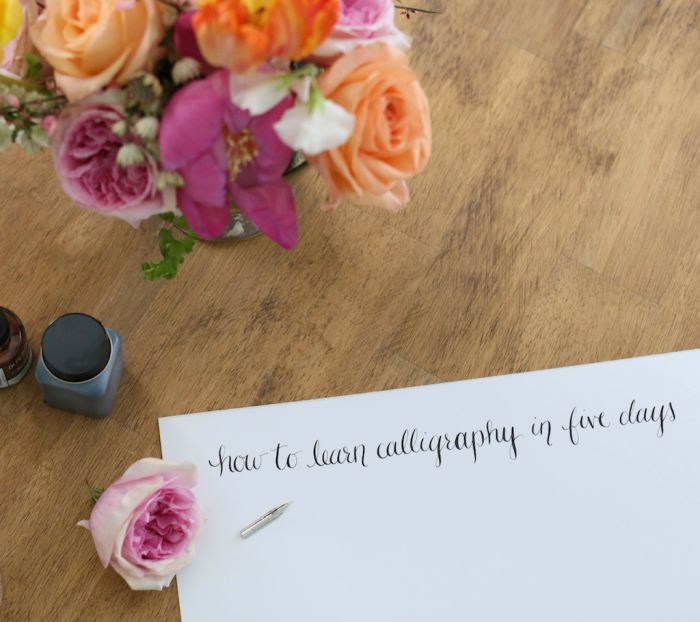 Learn The Calligraphy Alphabet