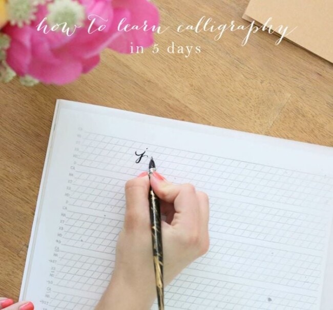 Learn Calligraphy - Practice Words