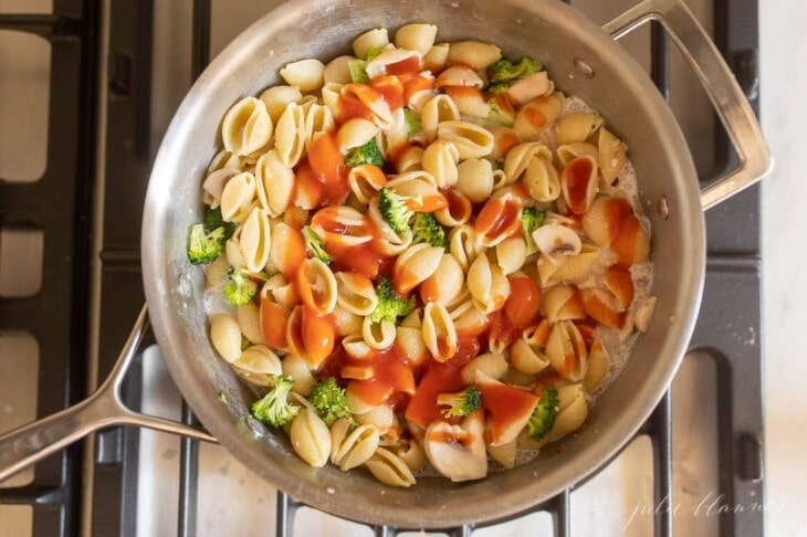 Creamy Pasta Con Broccoli | Julie Blanner