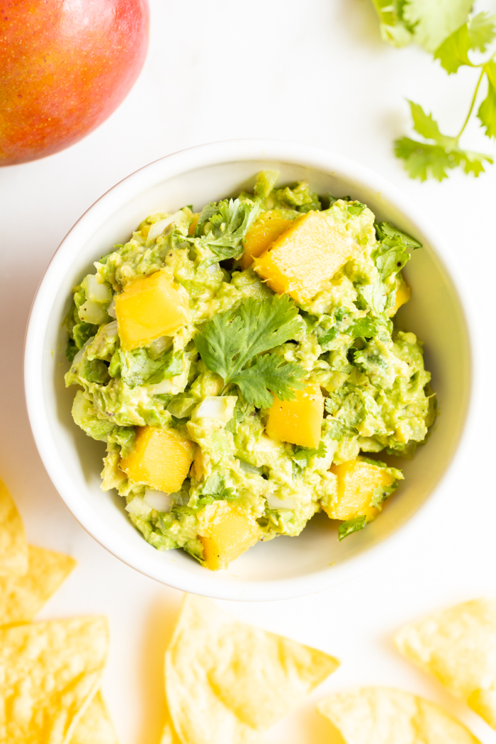 Easy Mango Guacamole | Julie Blanner