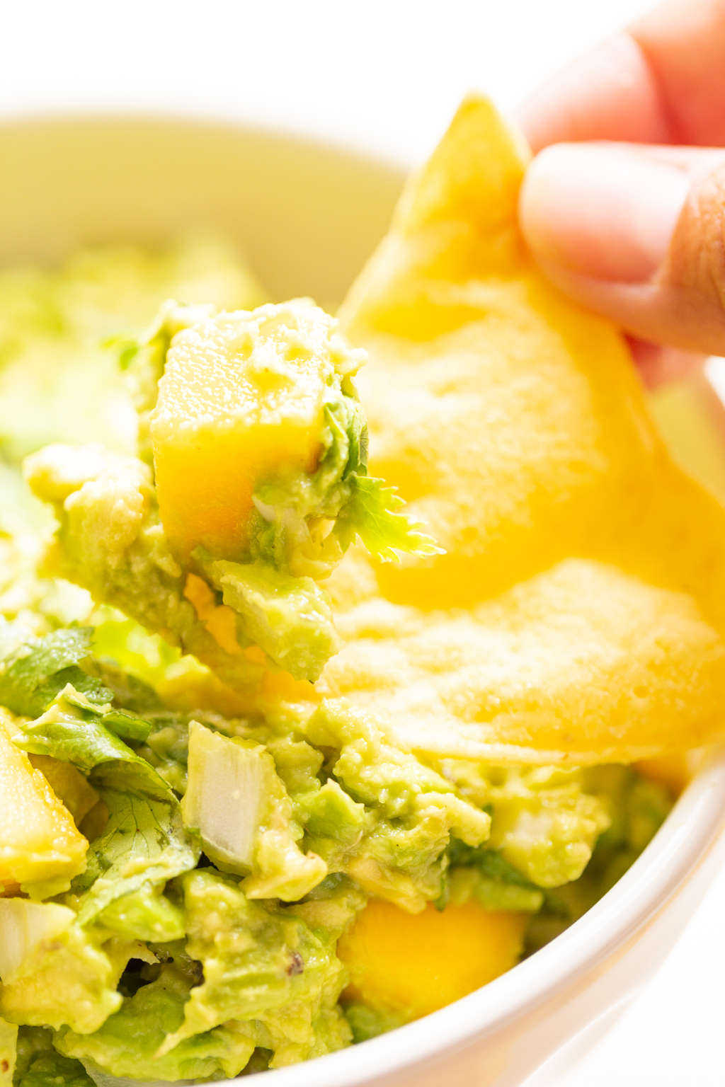 Easy Mango Guacamole | Julie Blanner