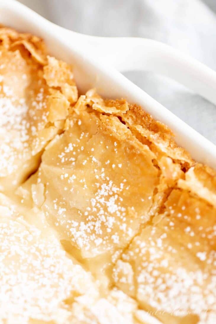 Gooey Butter Cake with Brown Butter | Julie Blanner