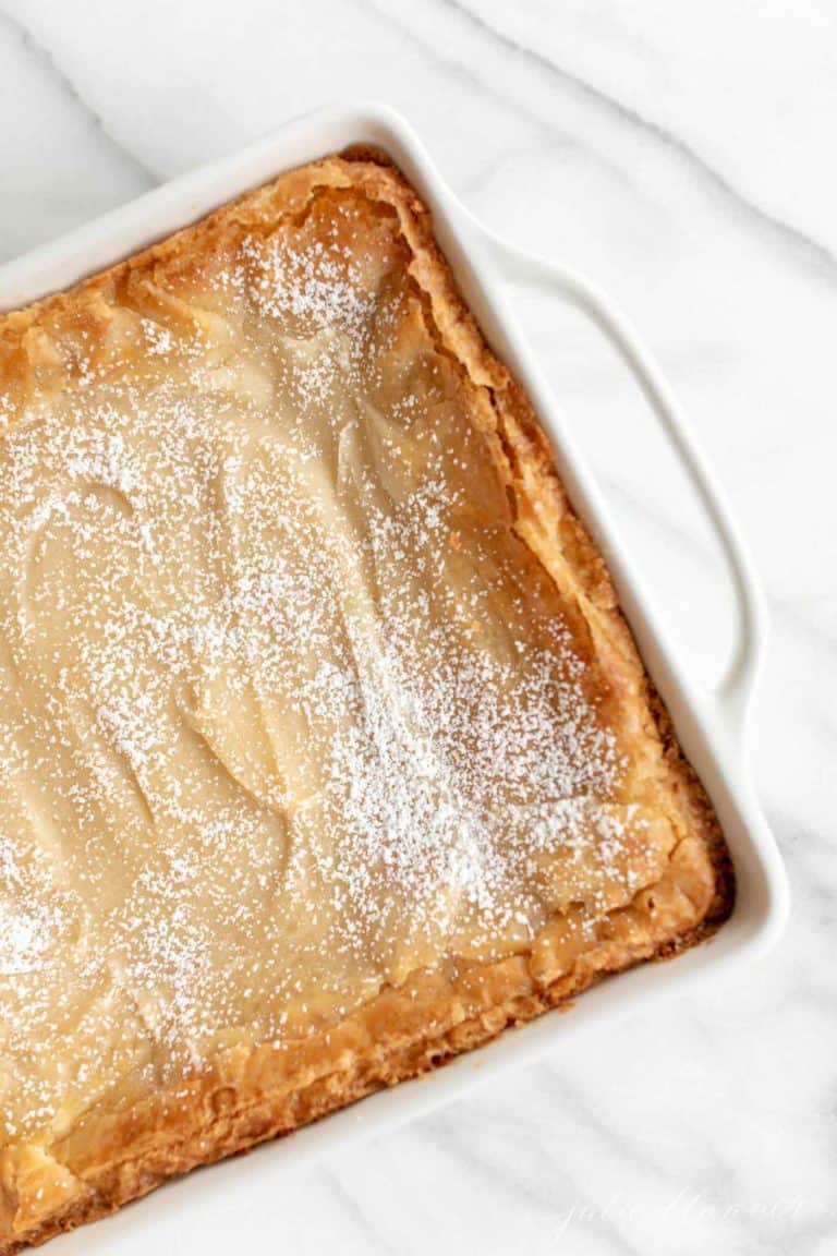 Gooey Butter Cake with Brown Butter | Julie Blanner