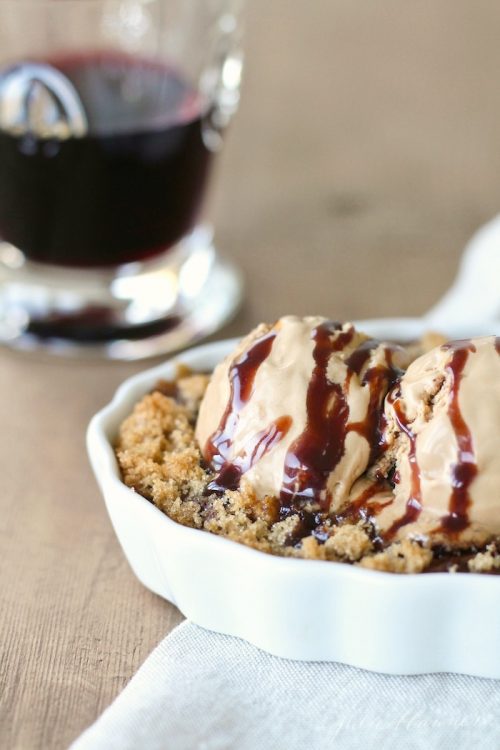 Incredibly Decadent Chocolate Cobbler - Julie Blanner