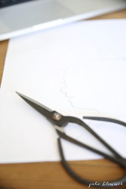 How to Make a Silhouette Portrait | Julie Blanner