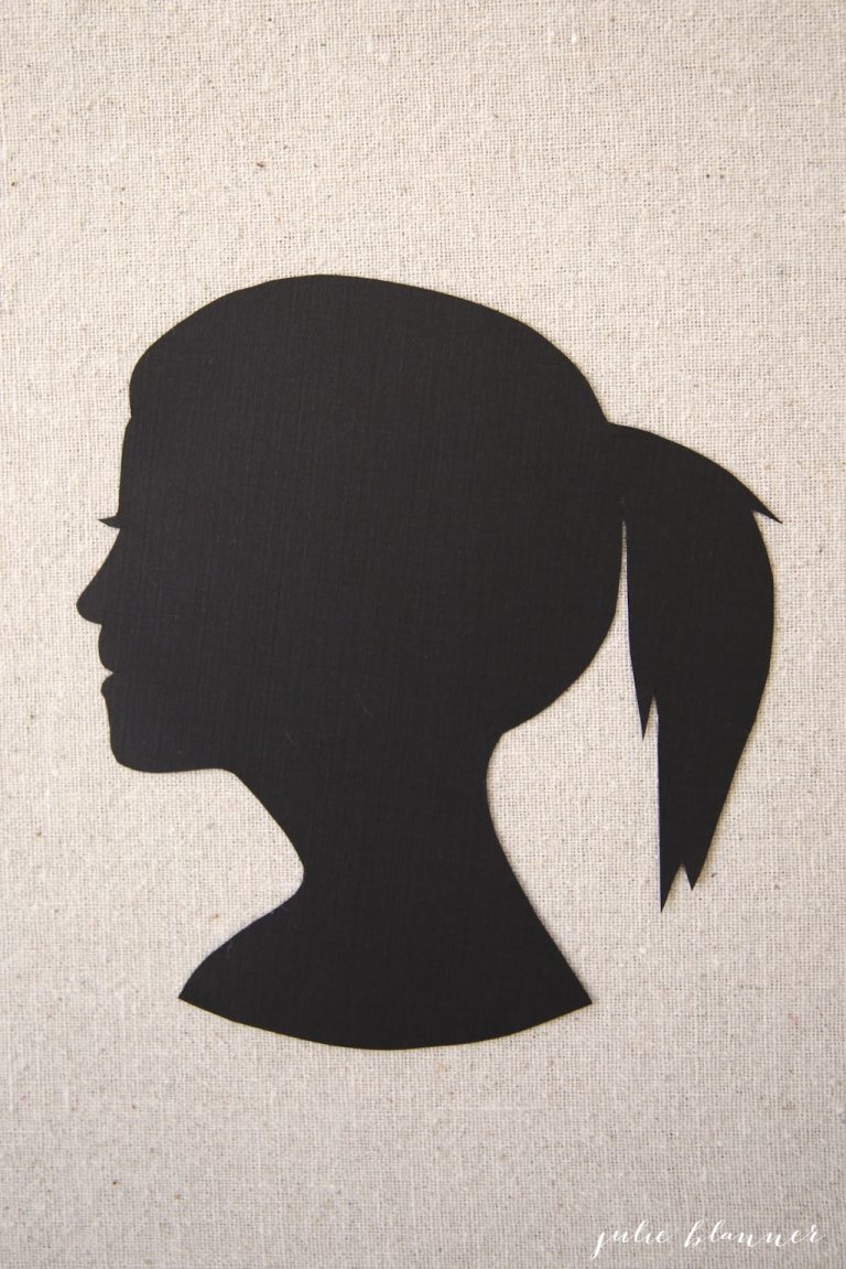 How to Make a Silhouette Portrait | Julie Blanner
