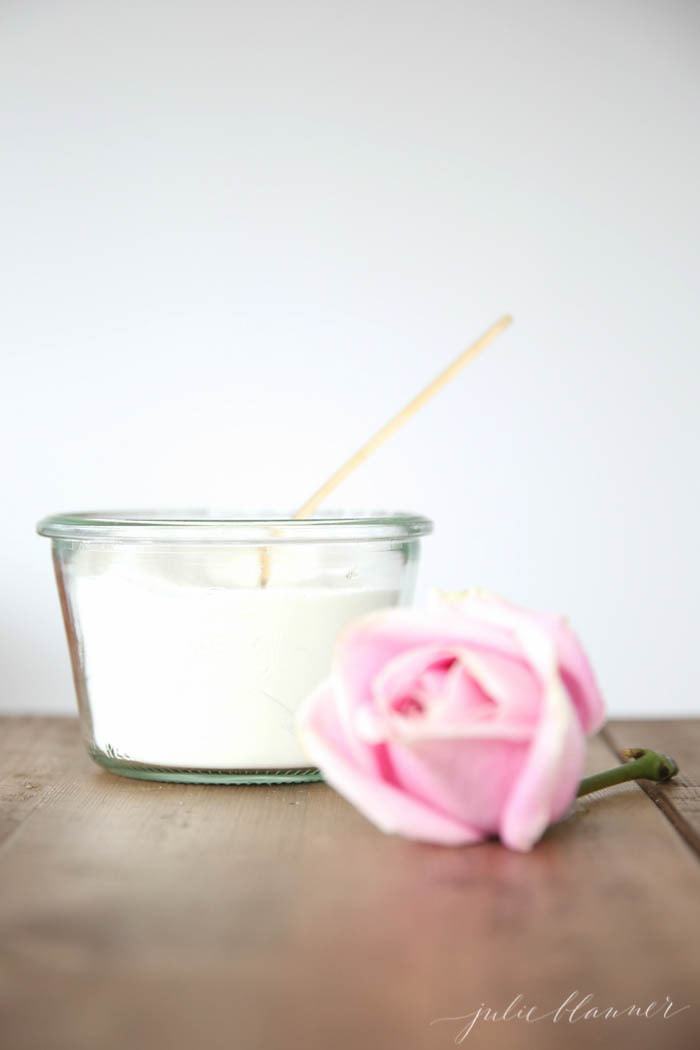 Homemade Rose Milk Bath Recipe | Julie Blanner