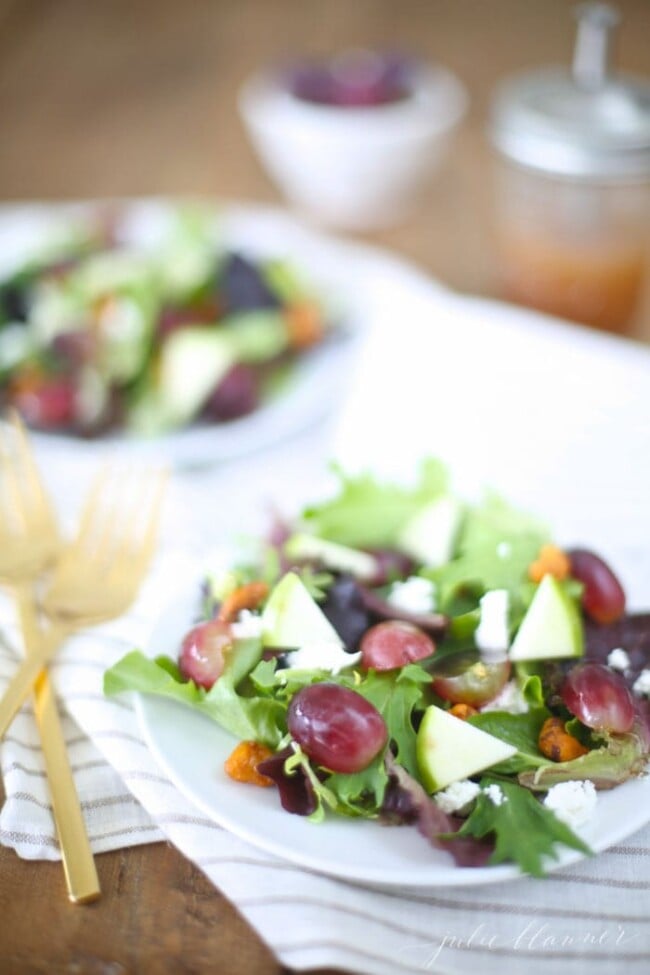 Skinny Raspberry Vinaigrette Recipe | Julie Blanner