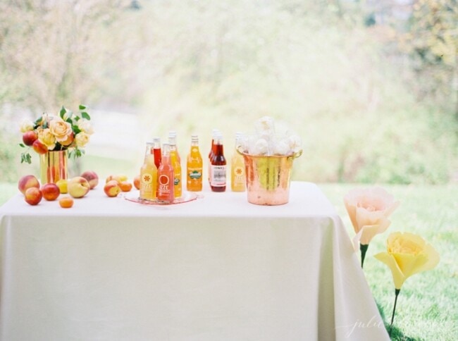 How to Set Up an Ice Cream Float Bar