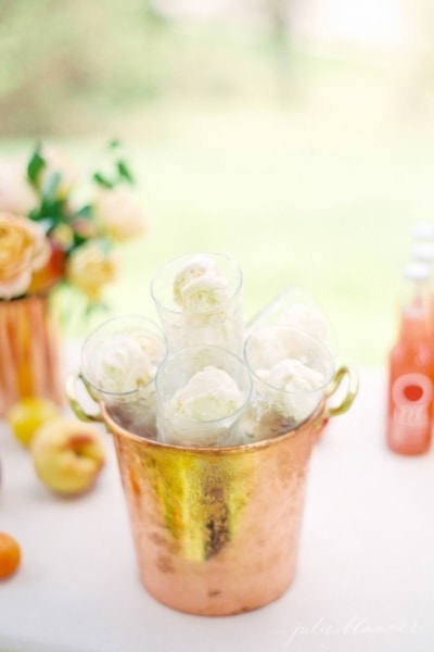 How to Set Up an Ice Cream Float Bar