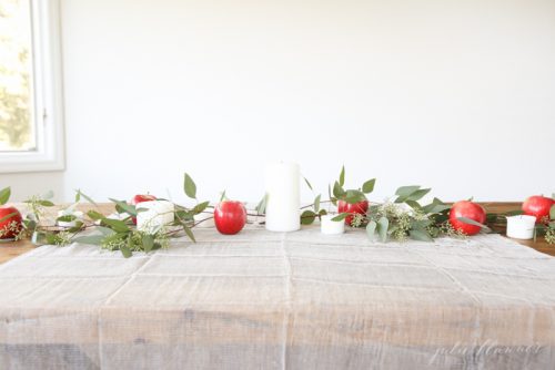 Easy Apple Centerpiece | Julie Blannerf