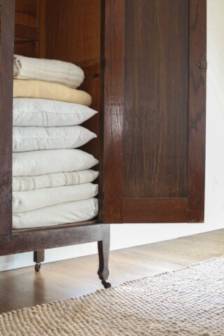 Create a Functional Linen Cabinet Anywhere in Your Home | Julie Blanner