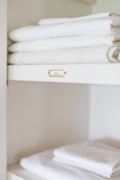 Linen Closet Organization | Julie Blanner