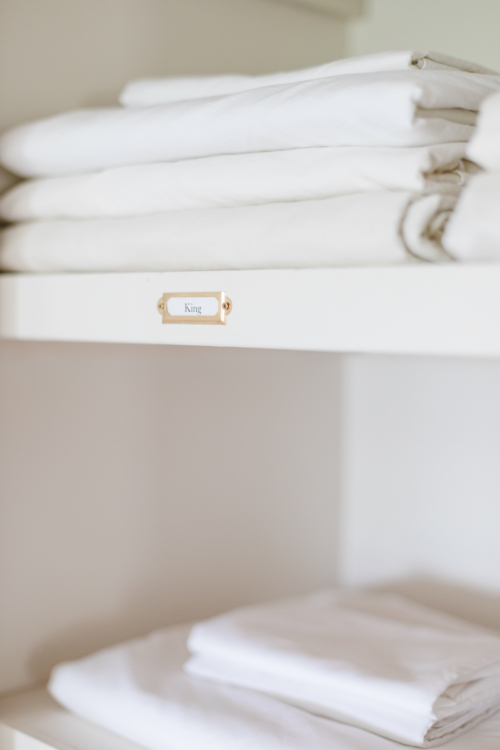 Linen Closet Organization | Julie Blanner
