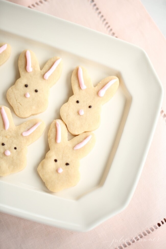 Easy Butter Shortbread Cookies for Easter | Julie Blanner