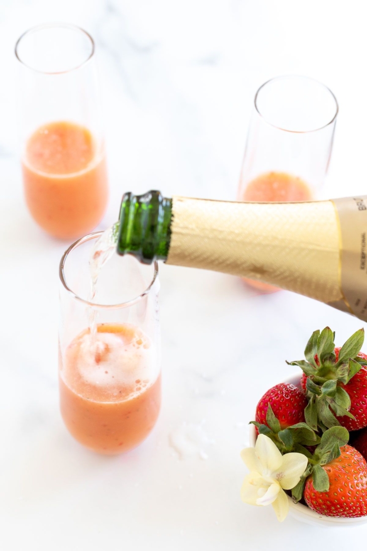 Strawberry Mimosas | Julie Blanner