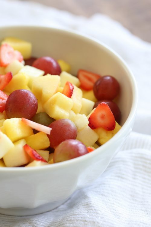 Simple Fruit Salad with a Refreshing Fruit Salad Dressing | Julie Blanner