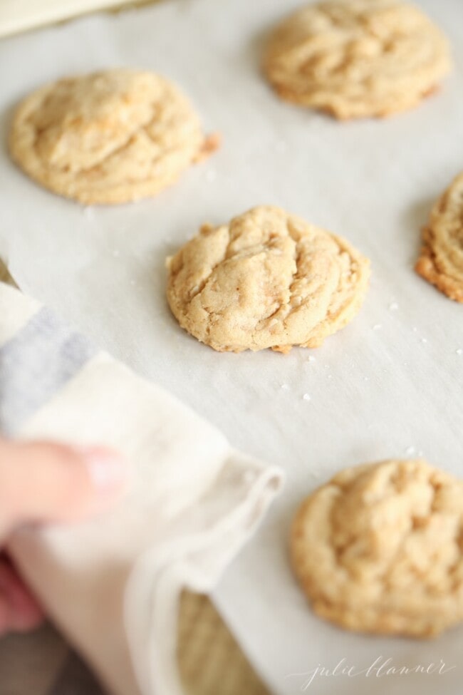 Oatmeal Brickle Cookies | Julie Blanner