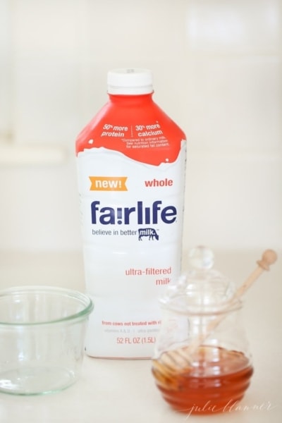 Milk and Honey Homemade Face Mask Recipe | Julie Blanner