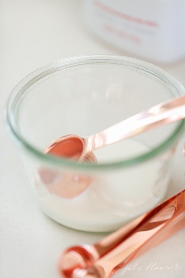 Milk and Honey Homemade Face Mask Recipe | Julie Blanner
