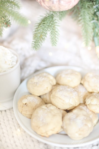 White Chocolate Chip Cookies | Julie Blanner