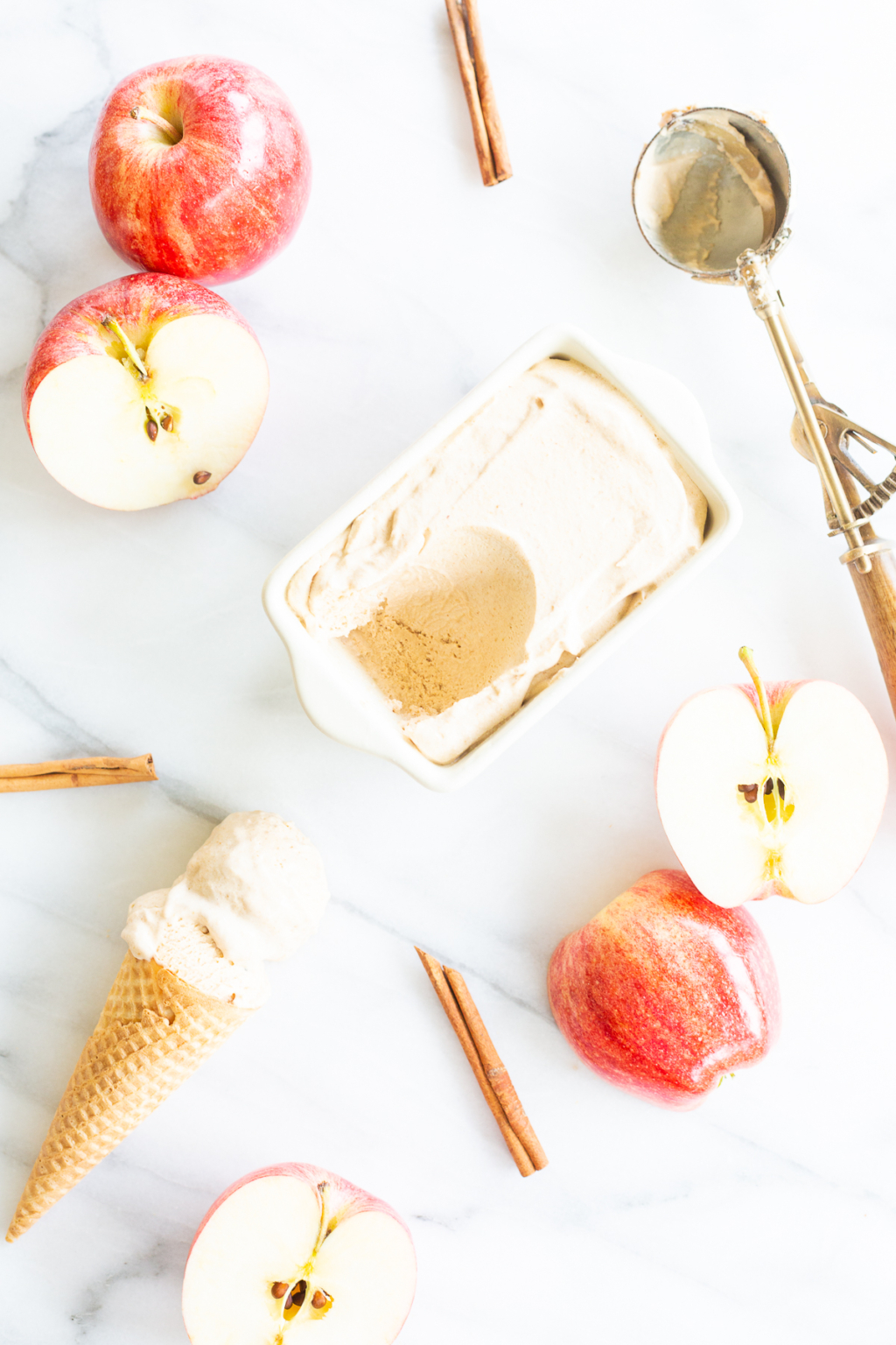 3 Ingredient Apple Ice Cream | Julie Blanner
