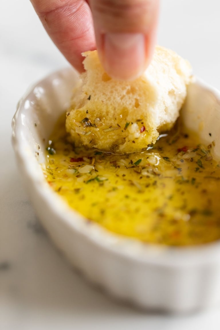 Olive Oil Bread Dip | Julie Blanner
