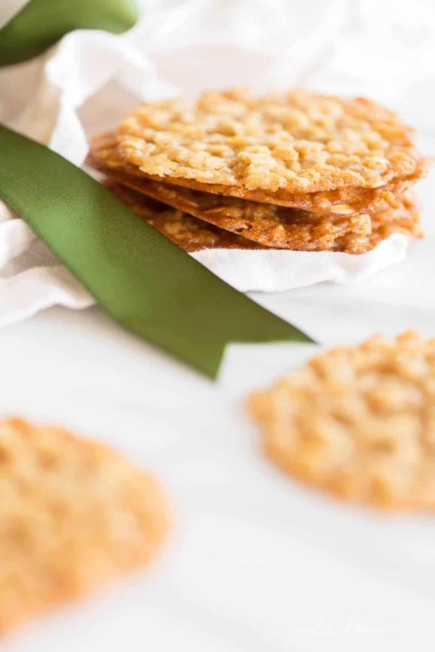 Easy Oatmeal Lace Cookies | Julie Blanner