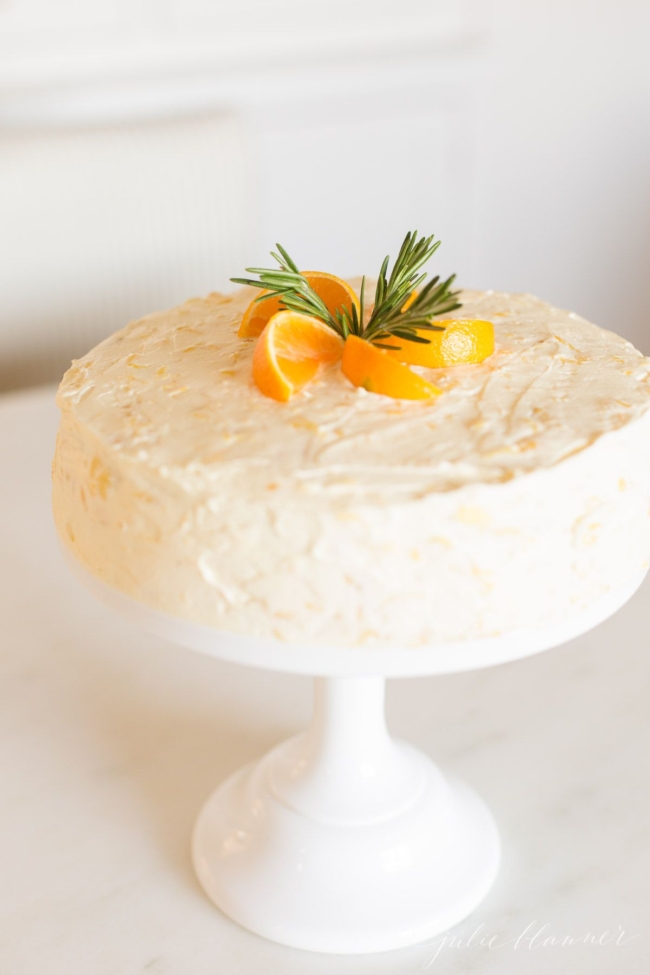 Homemade Mandarin Orange Cake | Julie Blanner