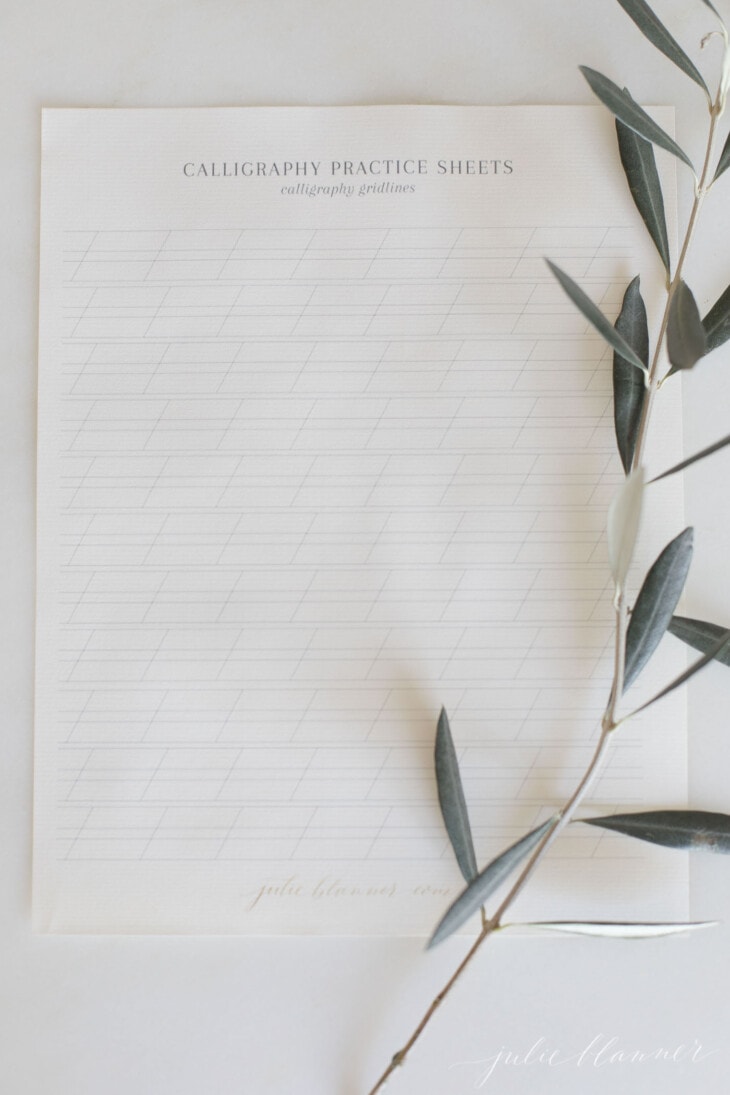 Calligraphy Paper and Free Calligraphy Practice Paper Download