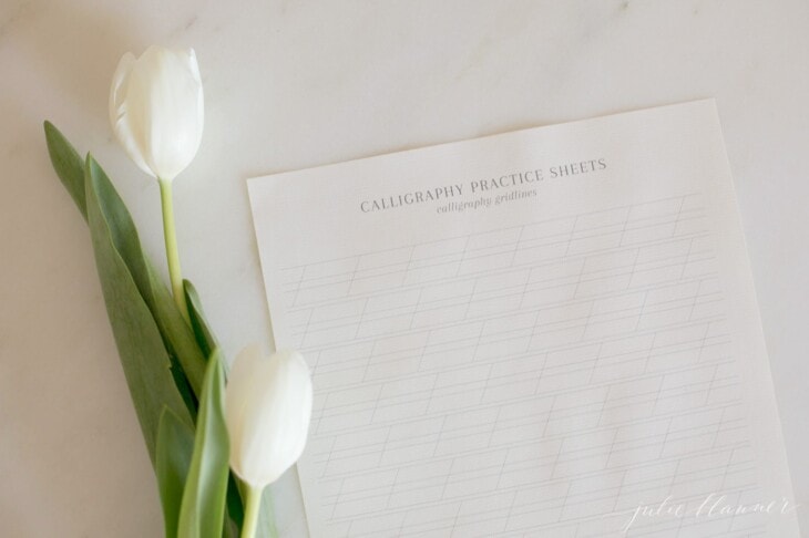 Calligraphy Paper and Free Calligraphy Practice Paper Download