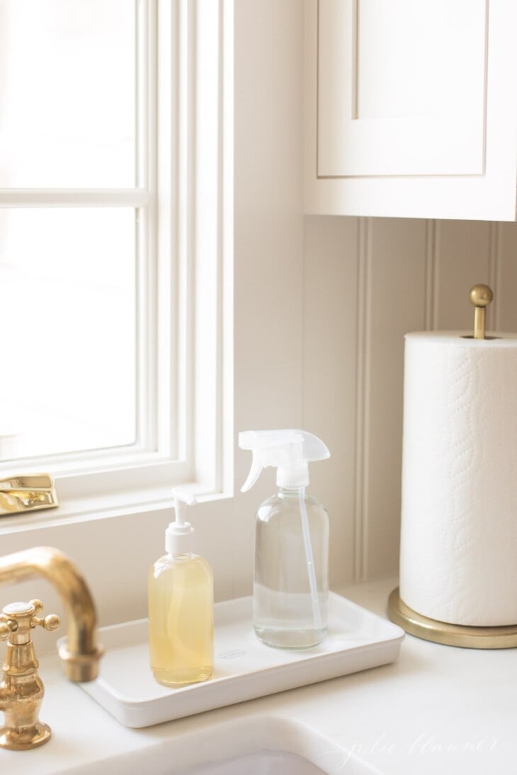 Easy + Inexpensive Homemade Marble Cleaner | Julie Blanner