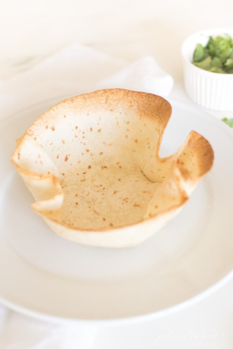 Easy Taco Bowl Shells | Julie Blanner