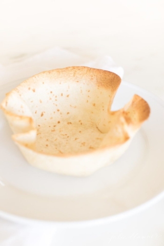 Easy Taco Bowl Shells | Julie Blanner