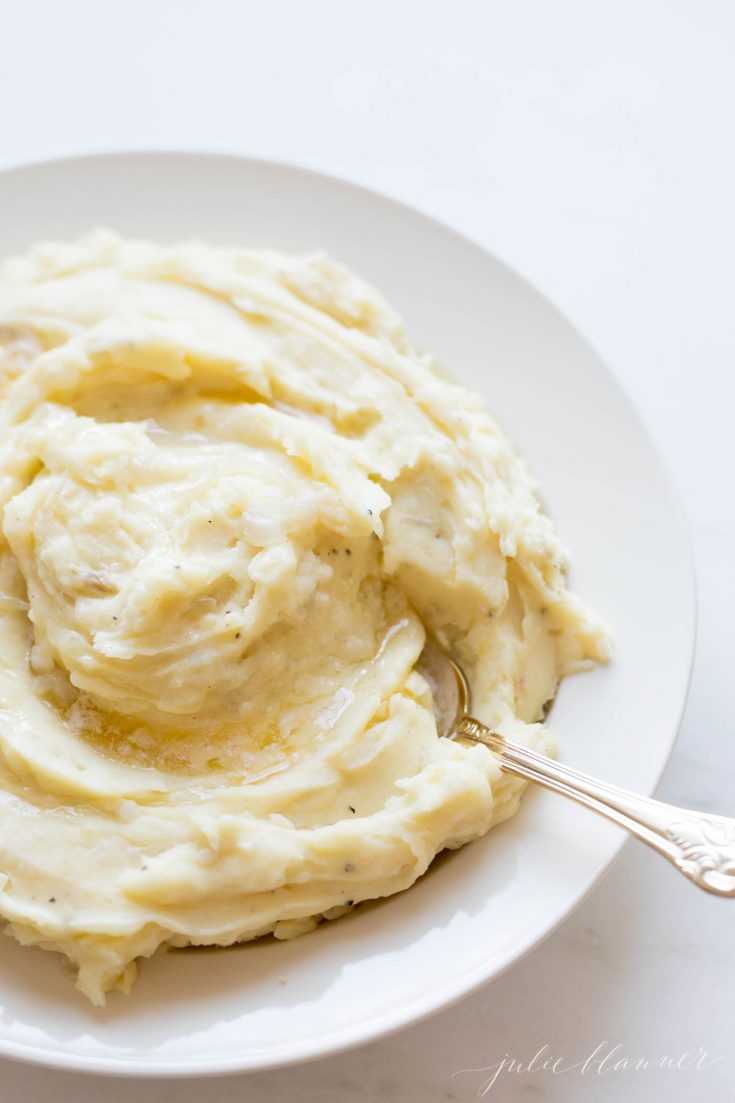 Caramelized Shallot Mashed Potatoes | Julie Blanner