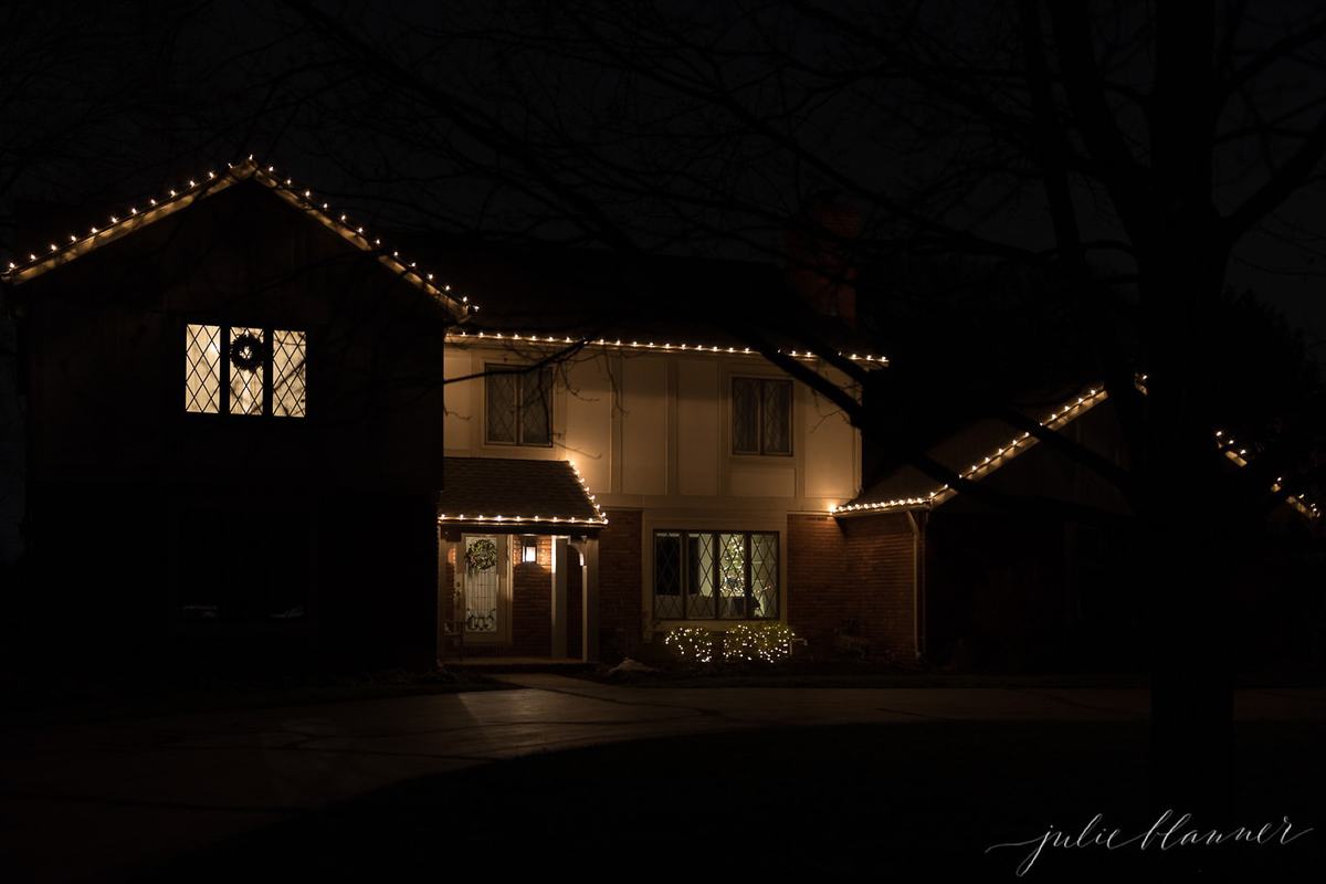 All is Calm, All is Bright | Christmas Home Tour at Night