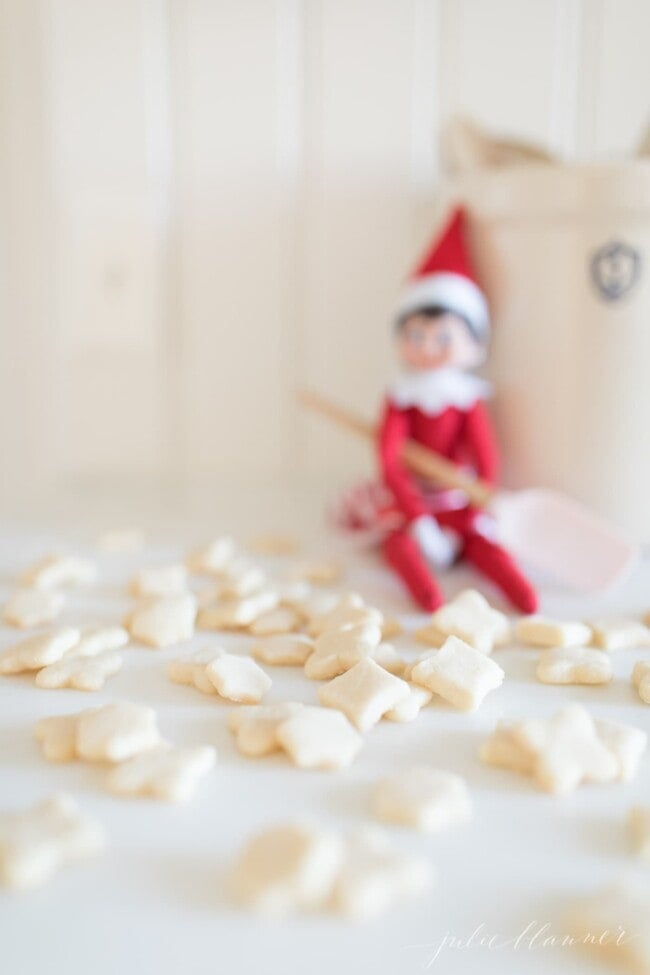 Elf Cookies | Elf on the Shelf Cookies Recipe | Julie Blanner
