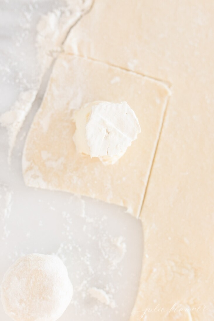 Brie Wreath Christmas Appetizer Recipe | Julie Blanner