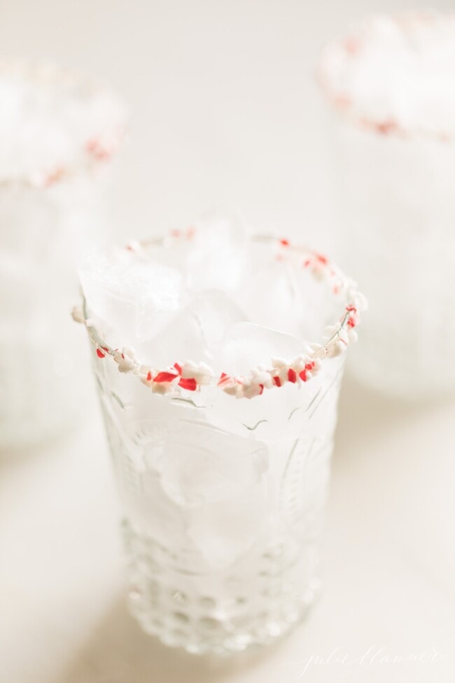 Merry Mint Peppermint Schnapps Cocktail | Julie Blanner