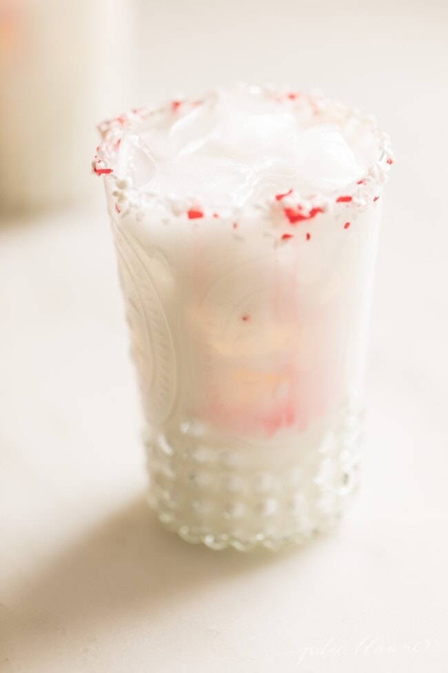 Merry Mint Peppermint Schnapps Cocktail | Julie Blanner