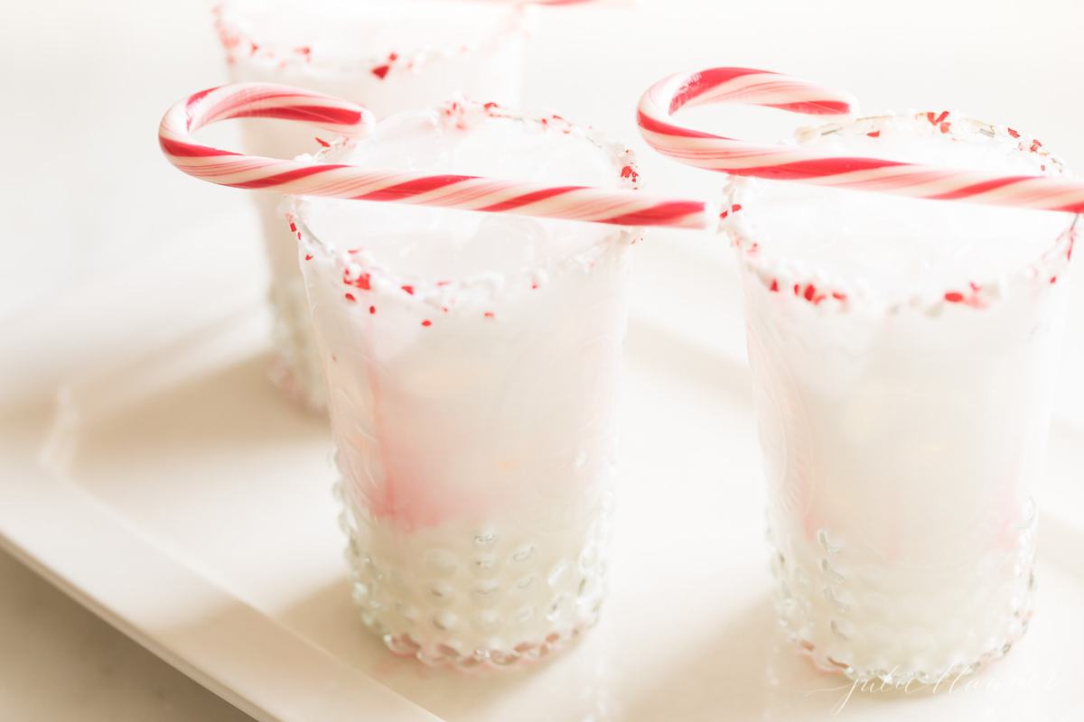 Merry Mint Peppermint Schnapps Cocktail | Julie Blanner